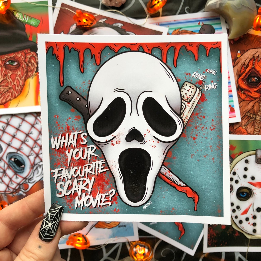Ghostface Print - Etsy