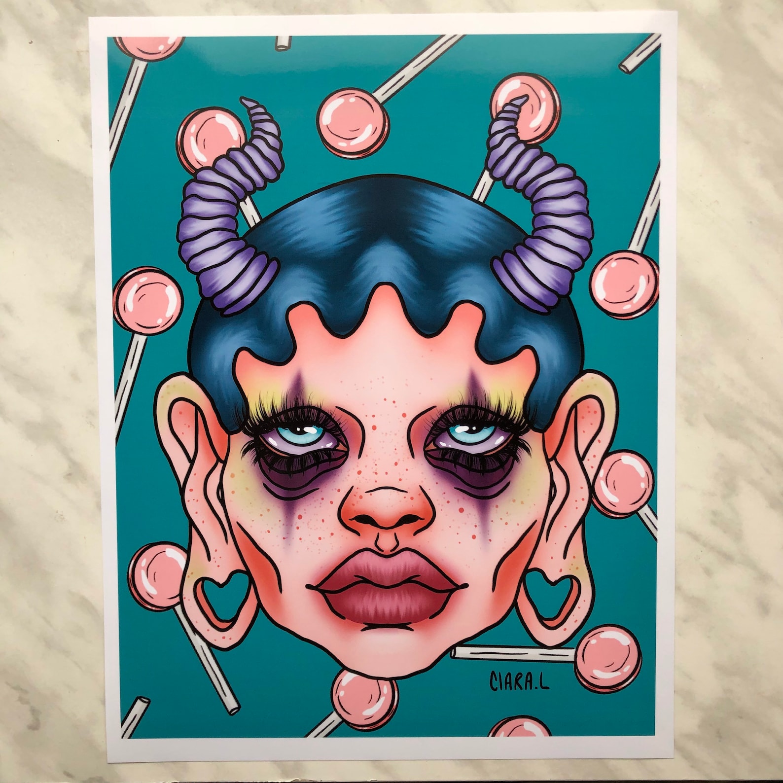 Lolli Troll Print - Etsy