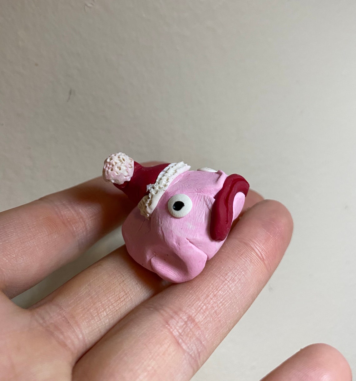 Christmas blob fish figurine polymer clay | Etsy