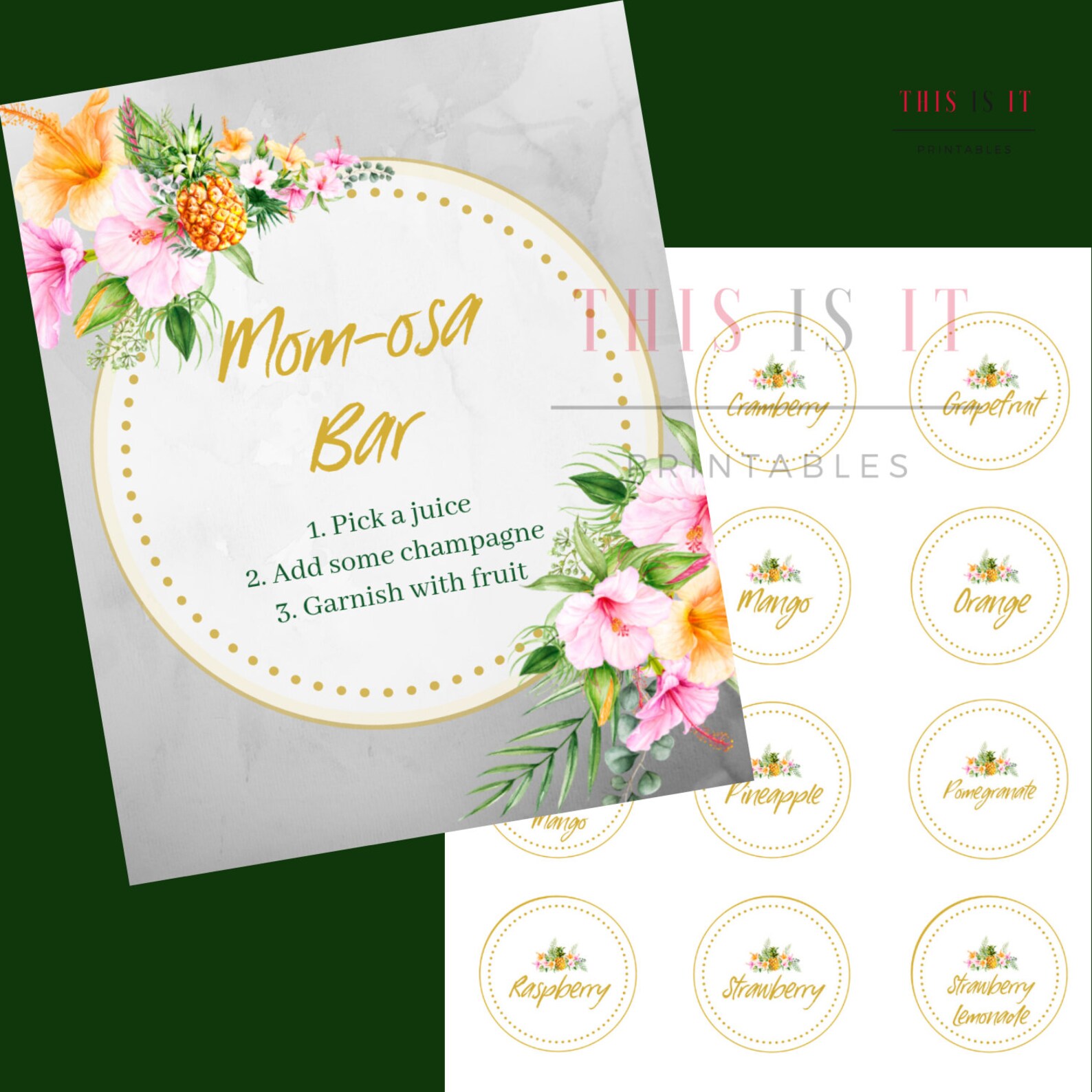 Mom-osa Bar Sign momosa Bar-mimosa Bar momosa Fall Sign | Etsy