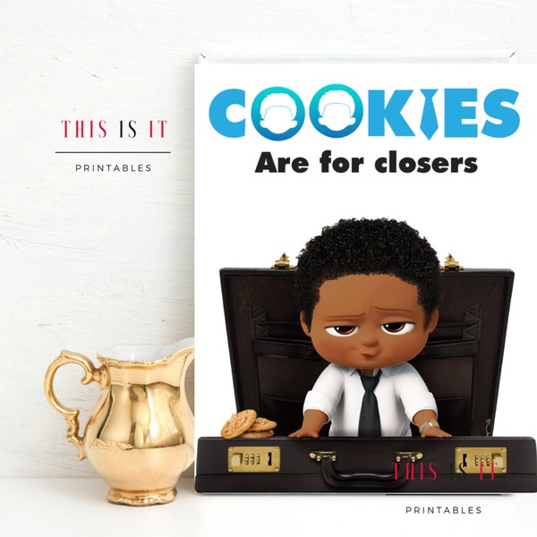 African American Boss Baby Party Supplies - Etsy