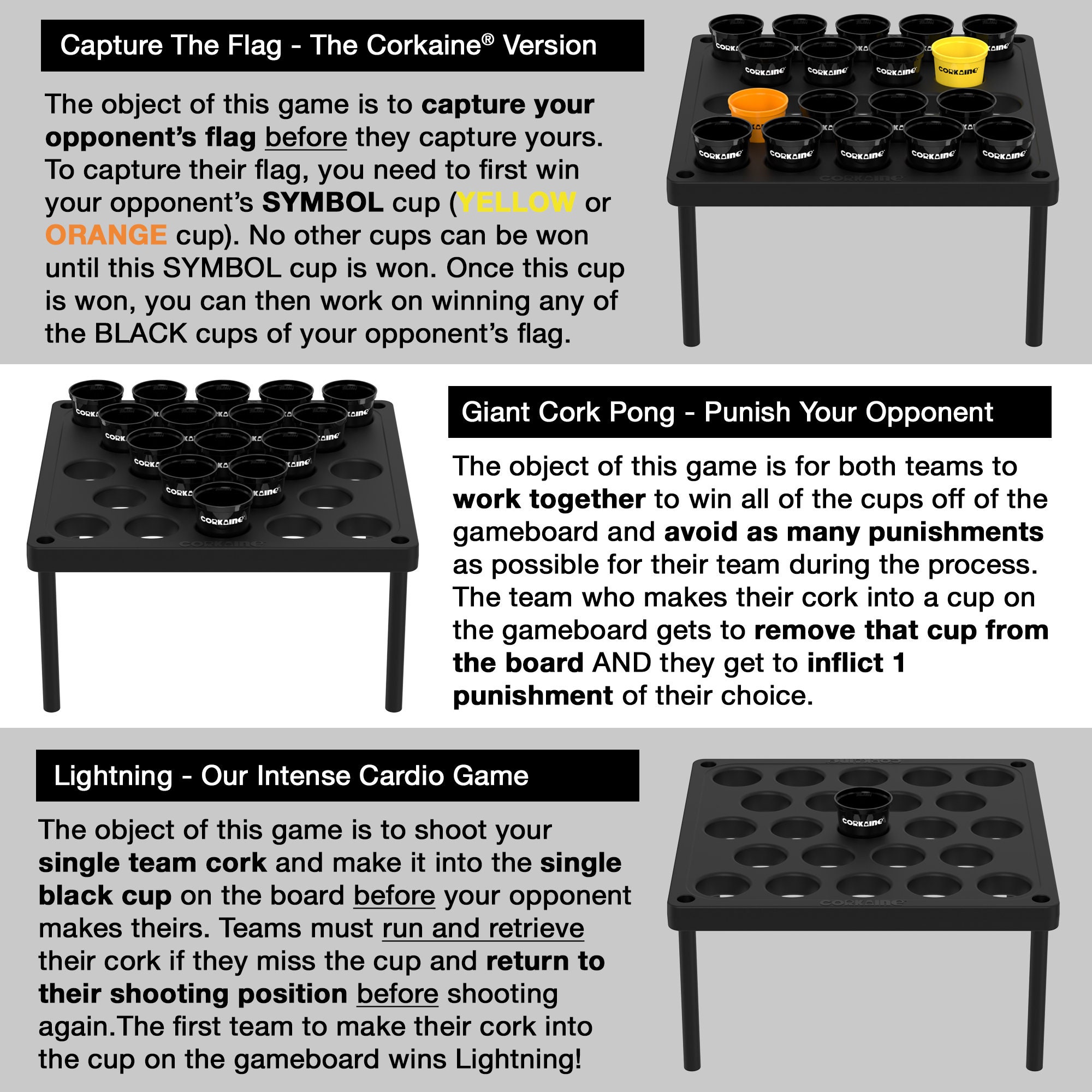 Corkaine - the Addicting Cork Toss Game - the Best Outdoor/indoor Yard ...