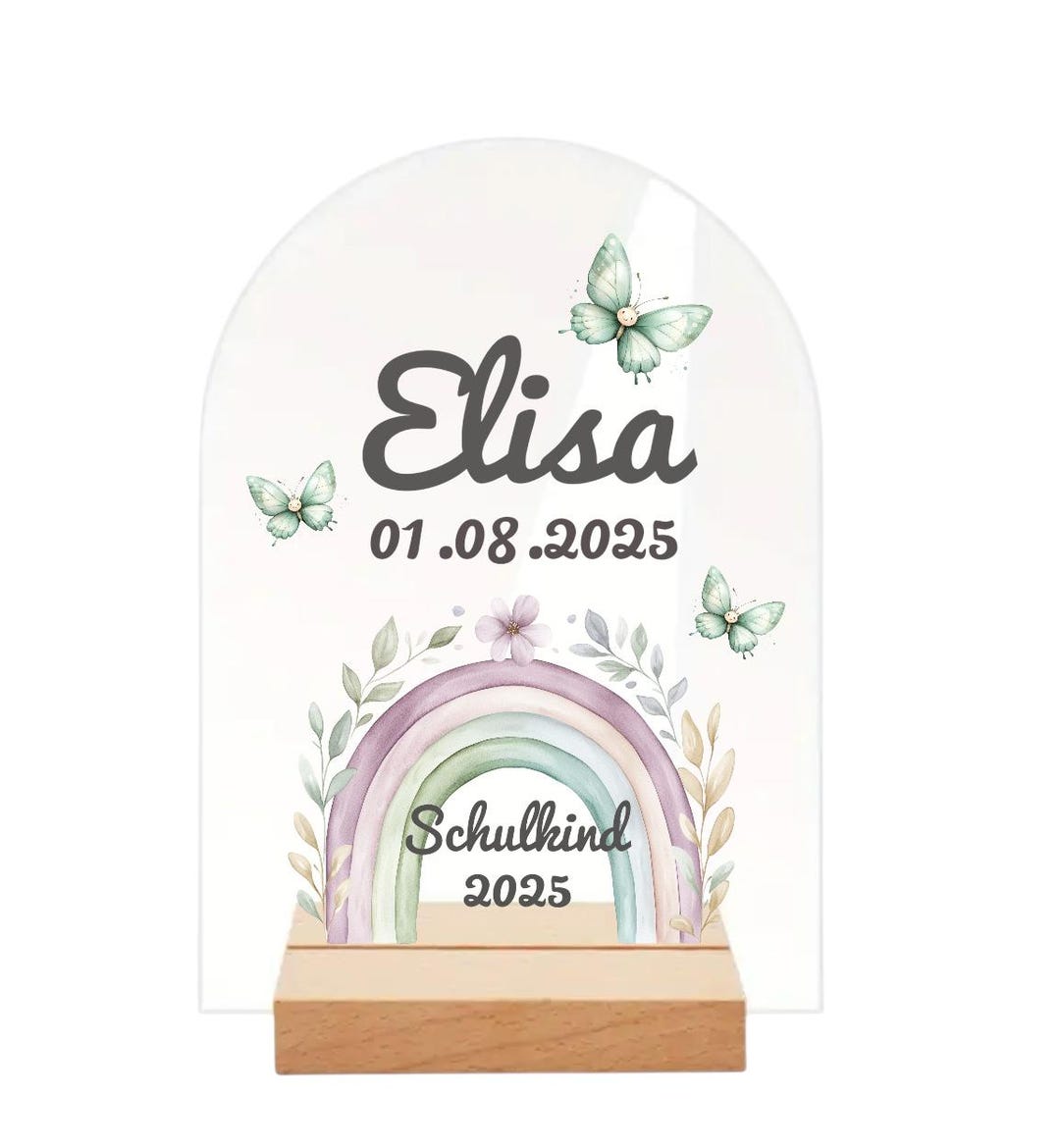 Personalized RUB Ons Stickers Schoolchild 2025, School Enrollment ...