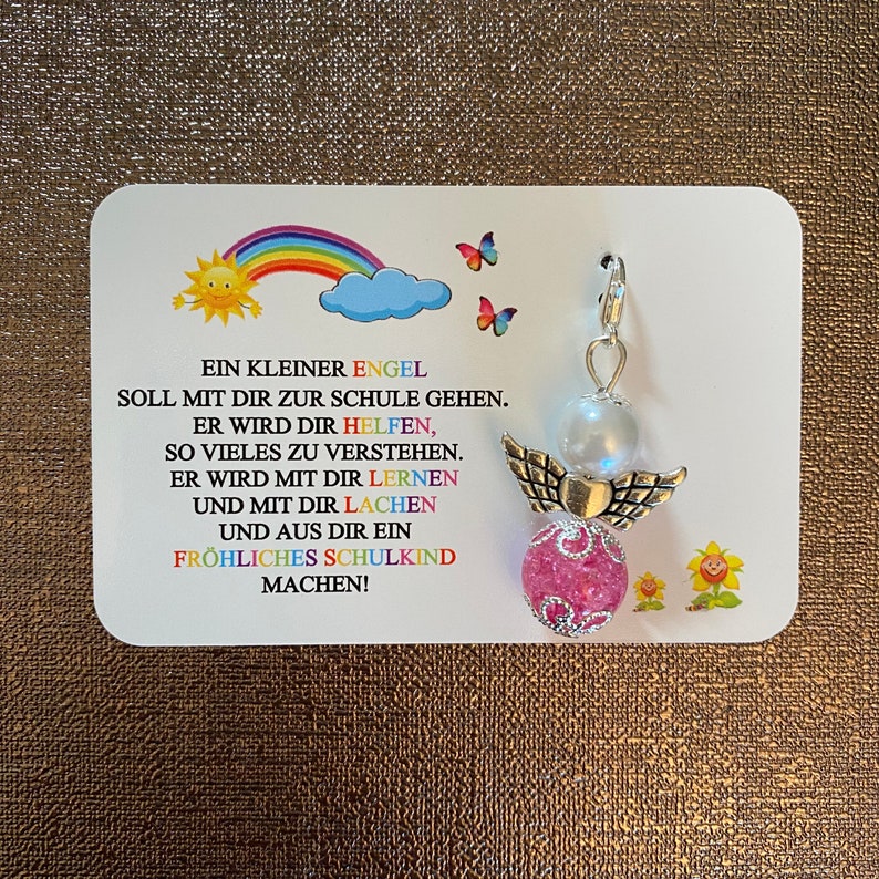 Schulkind 2021 Ein kleiner Engel soll.. Geschenk Mutmacher | Etsy
