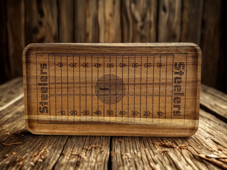 Personalized Football Superbowl Charcuterie Board, Lasered Wood Game ...