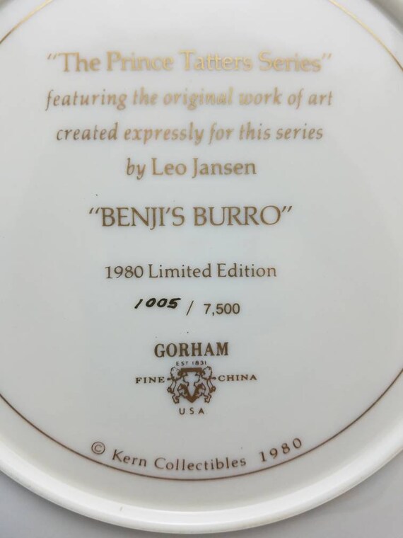 Art & Collectibles Vintage Gorham Prince Tatters Series 1980 Benji's ...