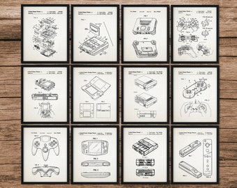 Video Game Console Art | Etsy