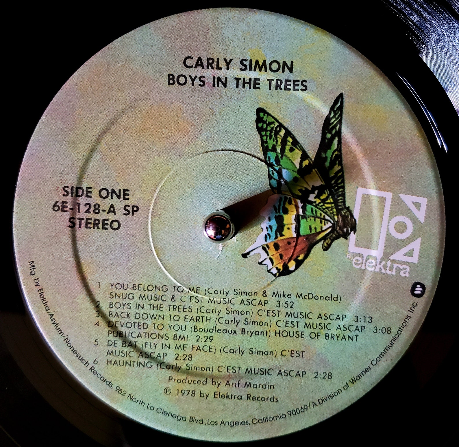 Carly Simon Boys in the Trees LP Elektra 6E 128 1978 - Etsy
