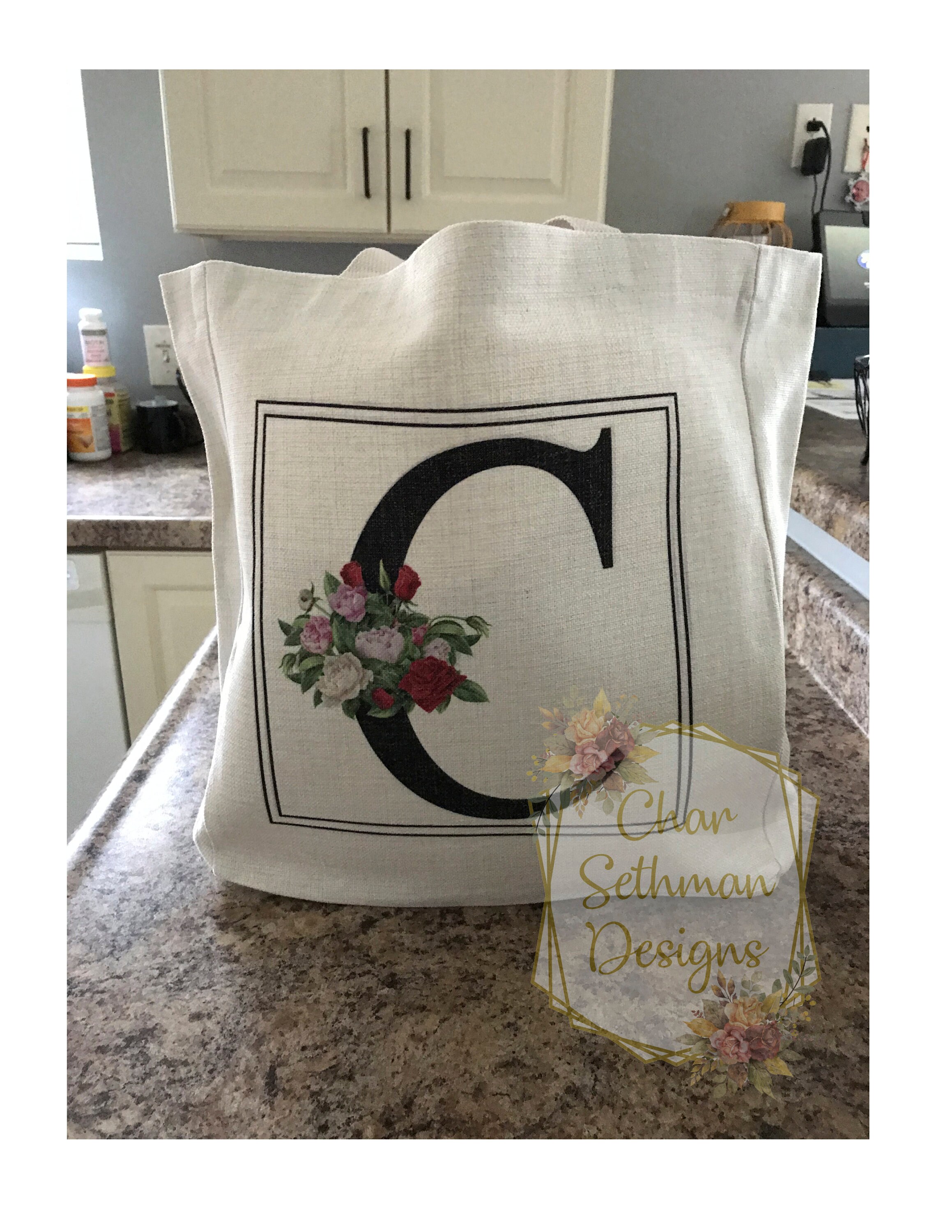 Rose Letter Intials A-Z Alphabet INSTANT DOWNLOAD Sublimation | Etsy