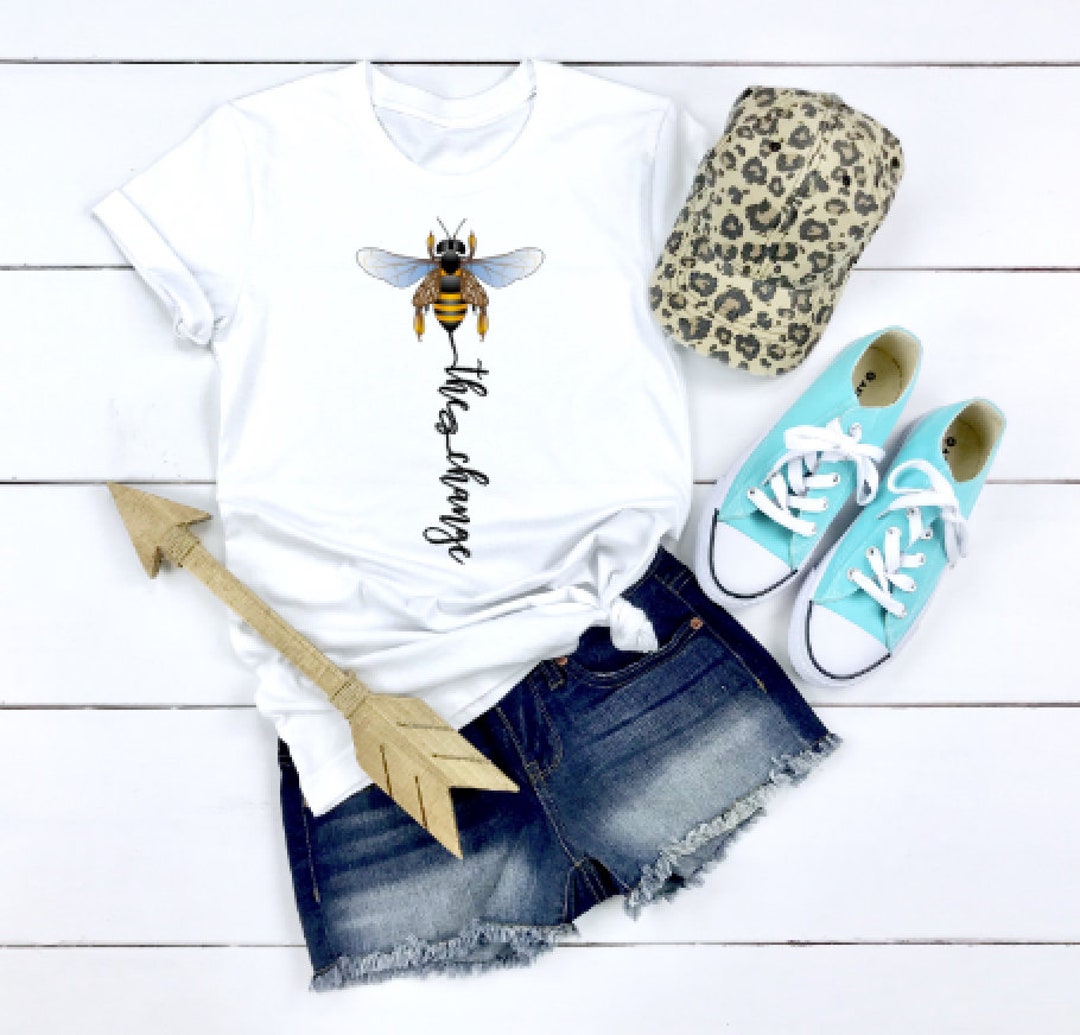 Bee the Change PNG Instant Download - Etsy