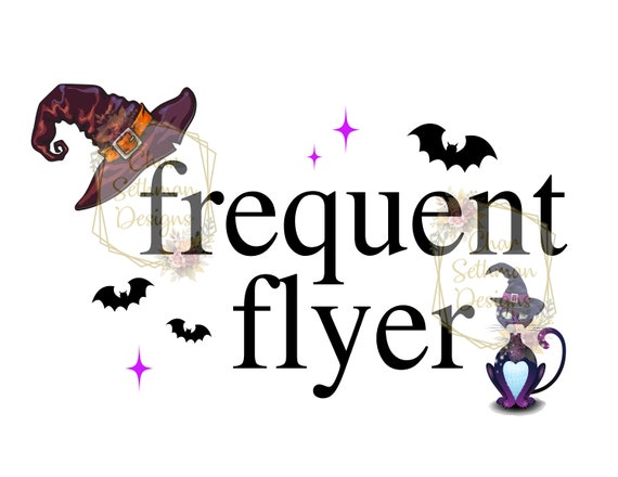 Frequent Flyer Sublimation PNG Design Shirt Fall Autumn | Etsy