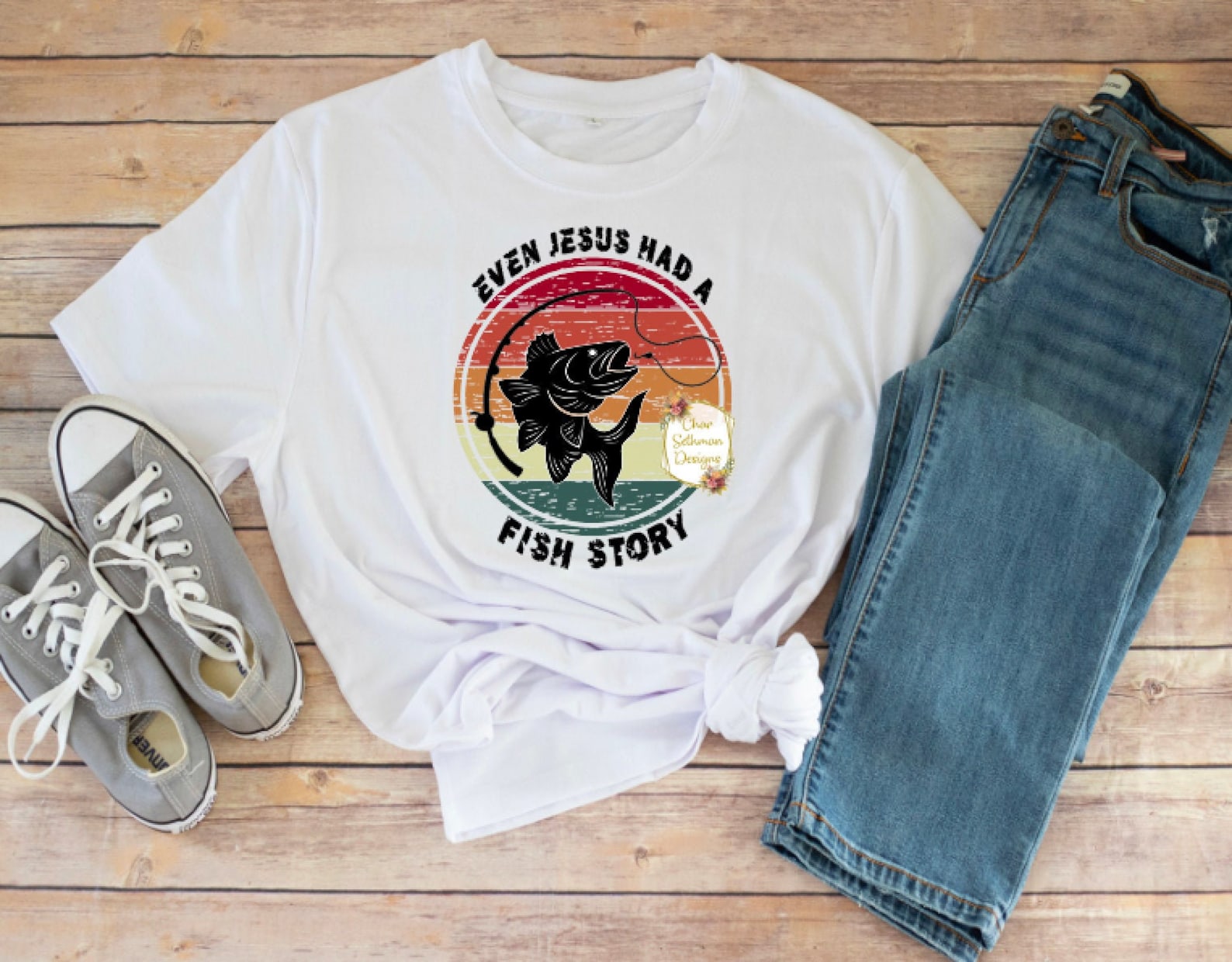 JESUS HAD a Fish Story PNG Instant Download | Etsy