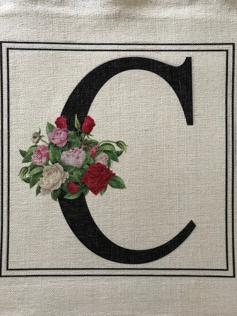 Rose Letter Intials A-Z Alphabet INSTANT DOWNLOAD Sublimation - Etsy