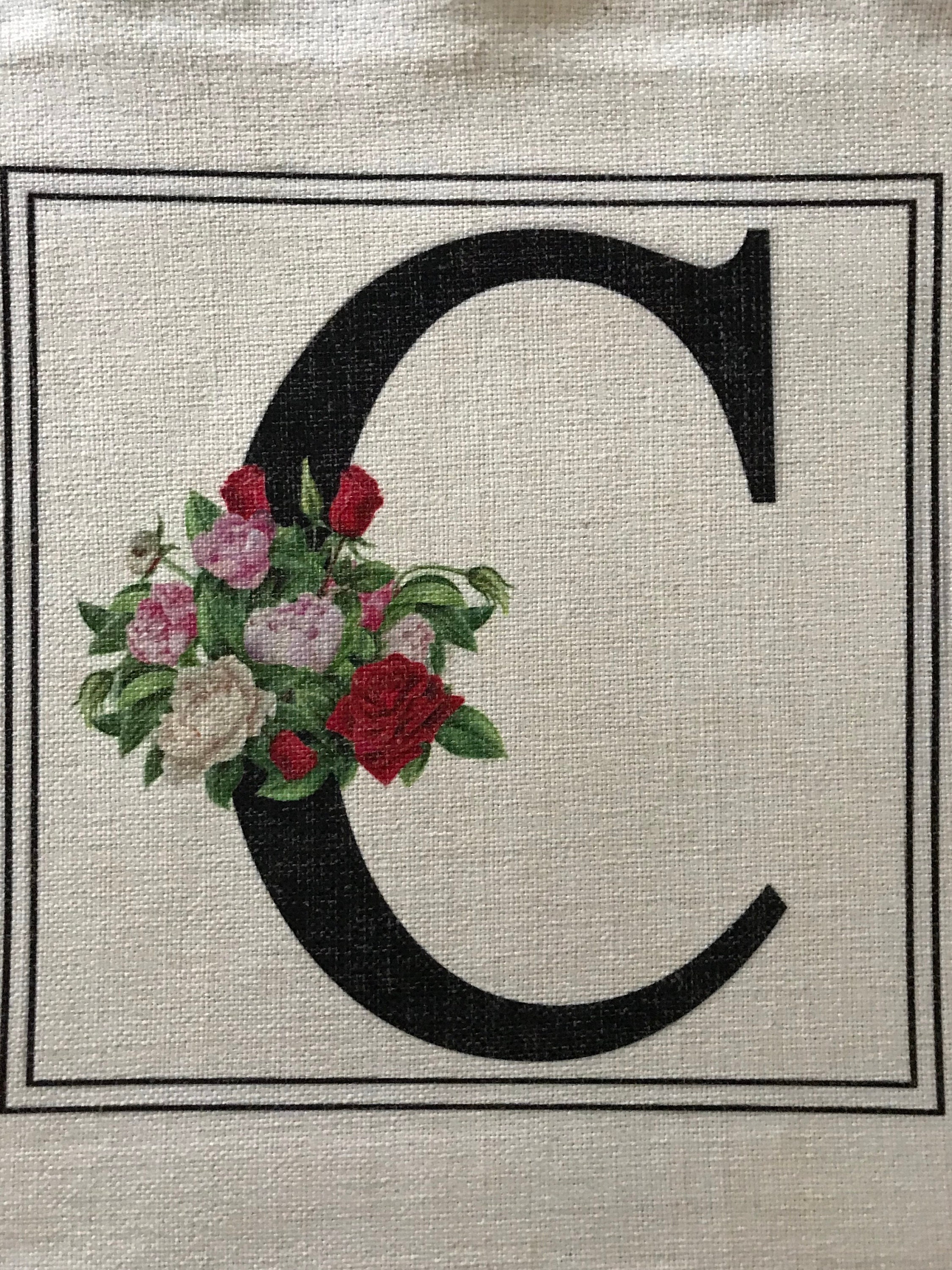 Rose Letter Intials A-Z Alphabet INSTANT DOWNLOAD Sublimation | Etsy