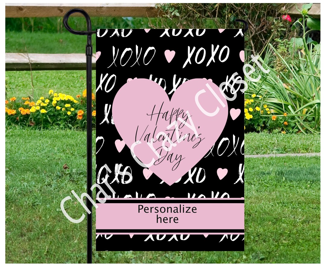 Happy VALENTINES DAY PNG Garden Flag Design, Sublimation Designs ...