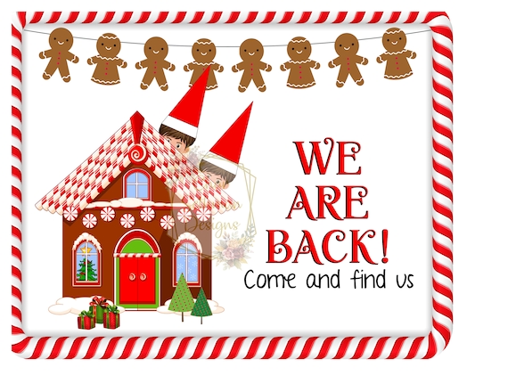 2 BOY ELVES We Are Back Elf Puzzle Sublimation PNG Instant | Etsy