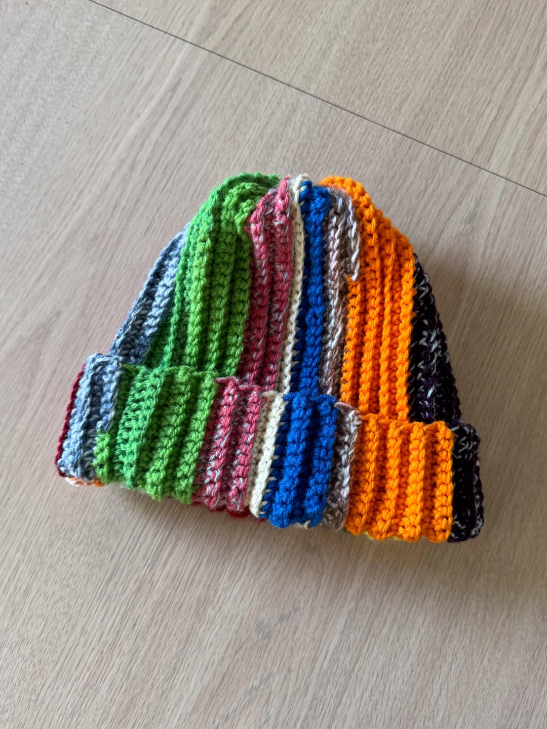 The Patchwork Beanie Crochet Pattern *download Only* - Etsy