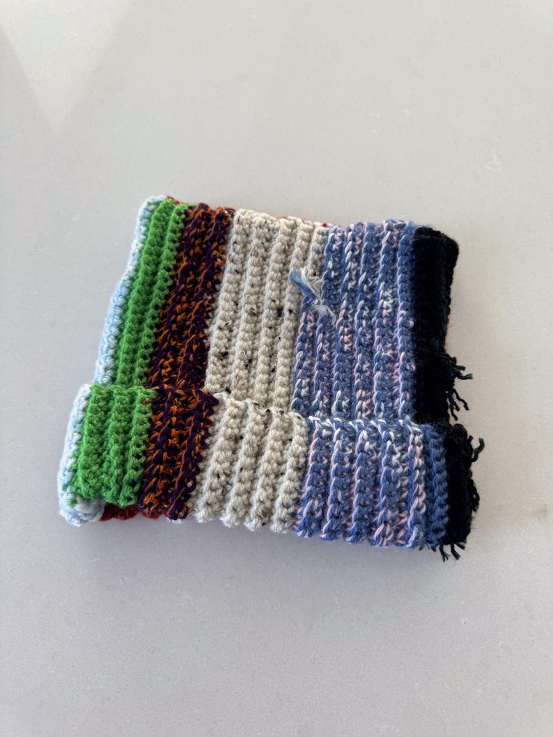 The Patchwork Beanie Crochet Pattern *download Only* - Etsy