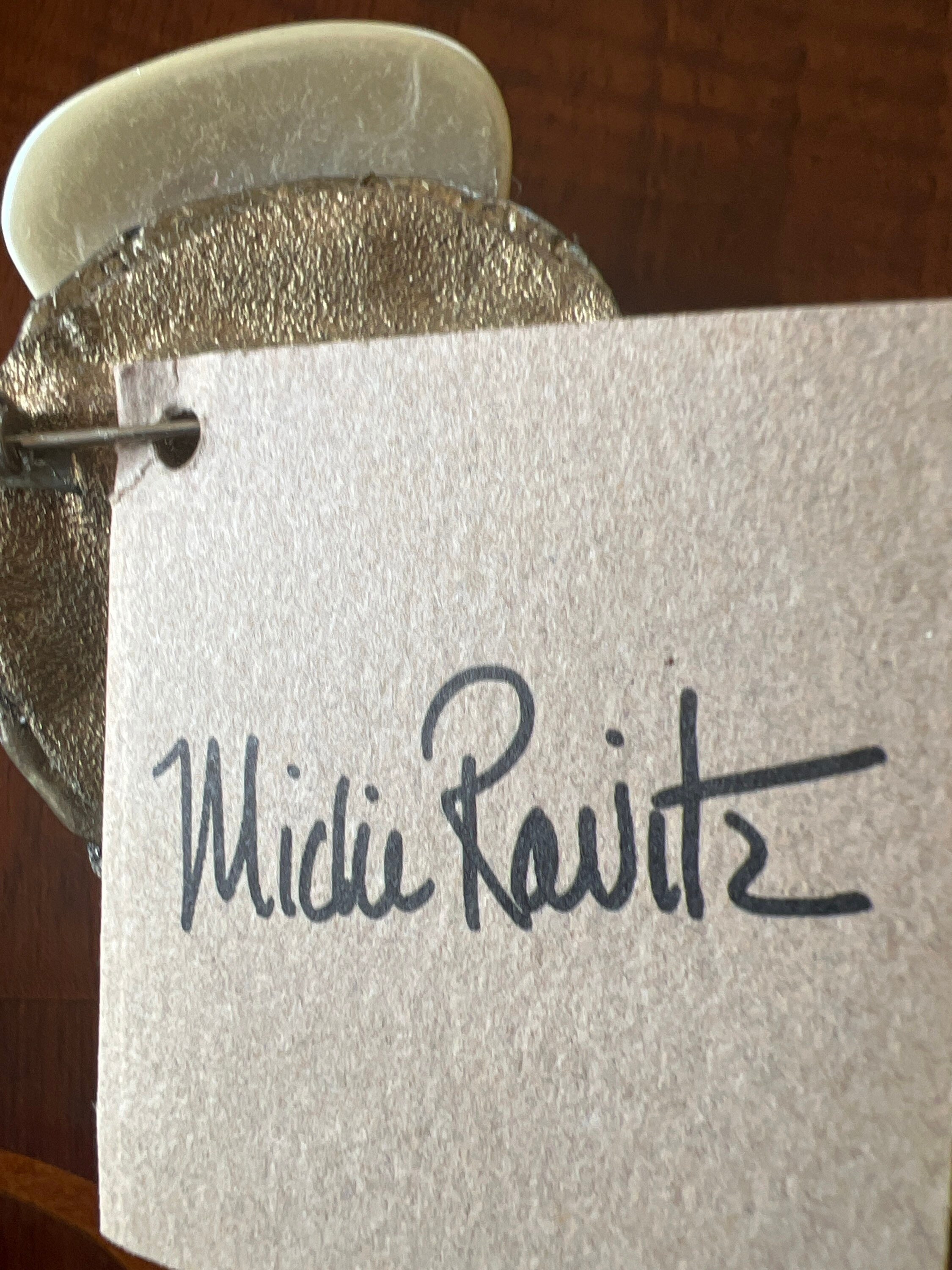 Mickie Ravitz Vintage Brooch Pin - Etsy