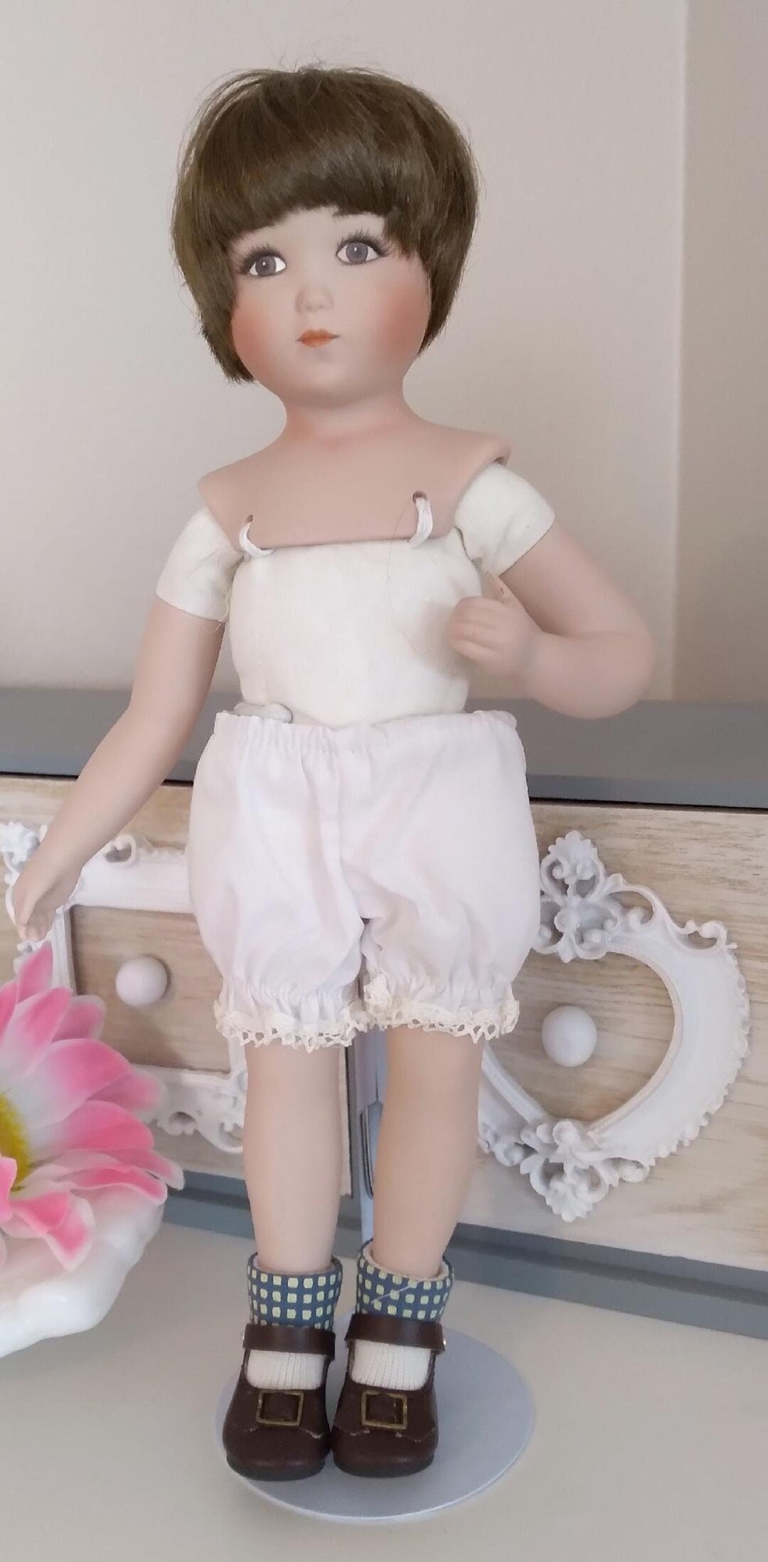 HAMILTON COLLECTION DOLL 11 Inch Porcelain and Cloth 1989 Collectable ...