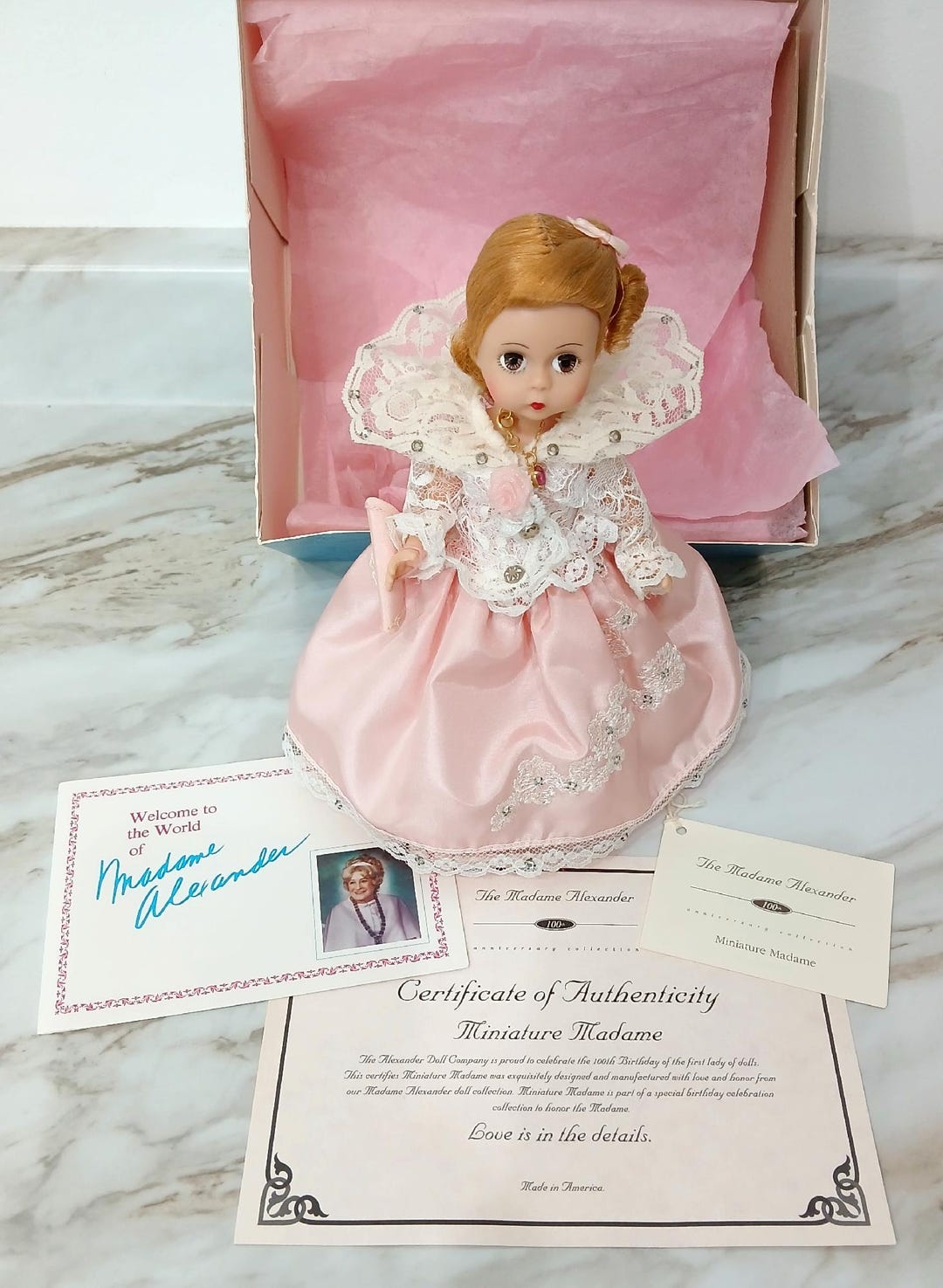 MADAME ALEXANDER Miniature Madame 79527 Madame Alexander Doll 8" Box ...