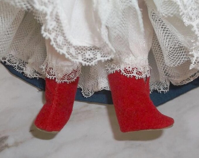 Madame ALEXANDER DOLL Russia SHOES Red Russian Boots for Your 8" Doll U ...