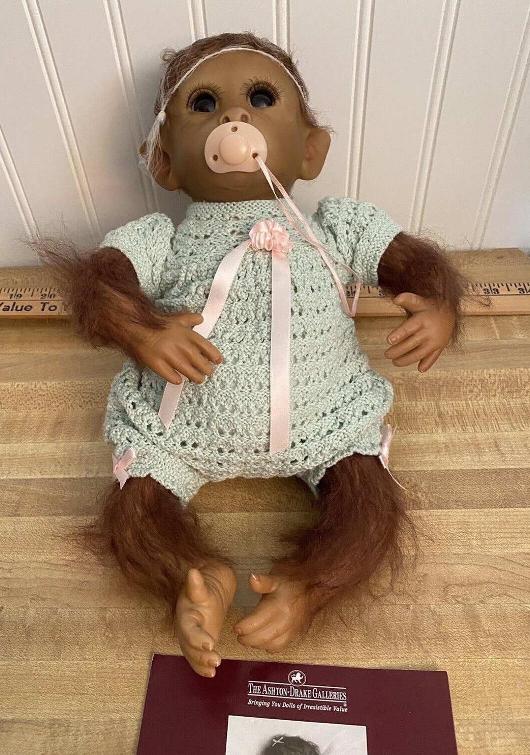 ASHTON DRAKE DOLL by Linda Murray 14" Clementine Monkey Vinyl Skin - Etsy