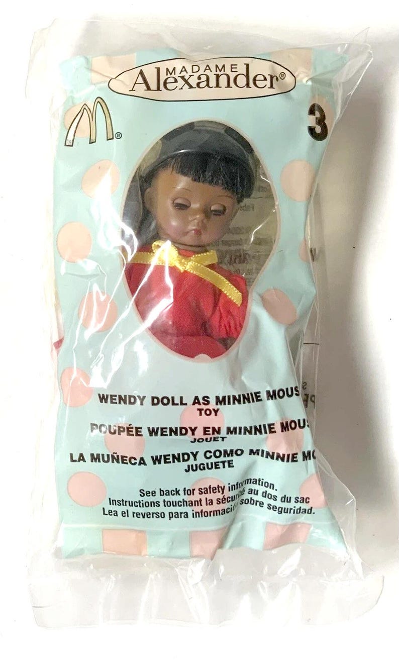 Mcdonalds Happy Meal Toy Madame Alexander #3 Wendy as MINNIE MOUSE 2004 ...