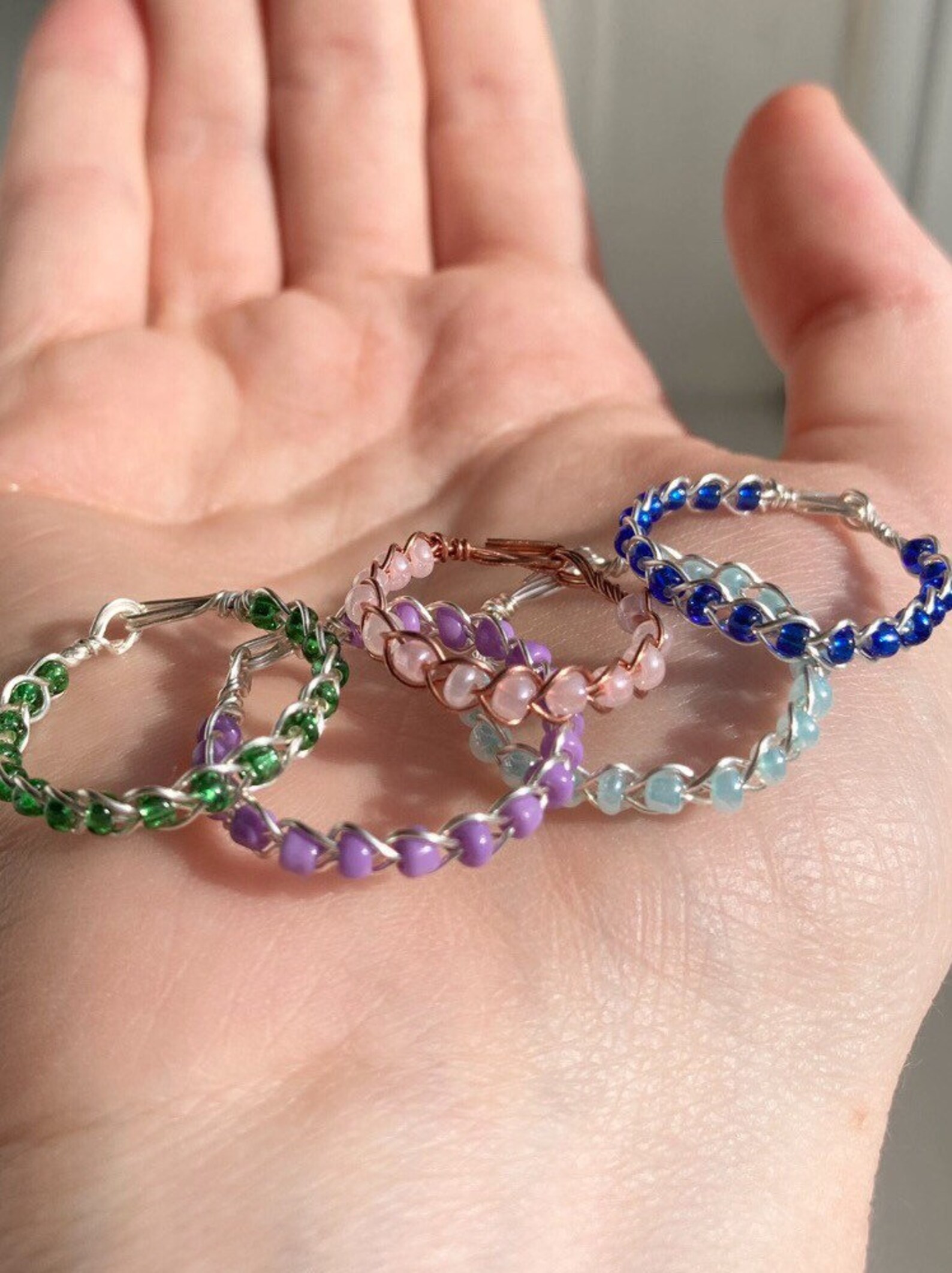 Dainty Braided Wire Ring Tarnish-free Braided Ring Elegant - Etsy