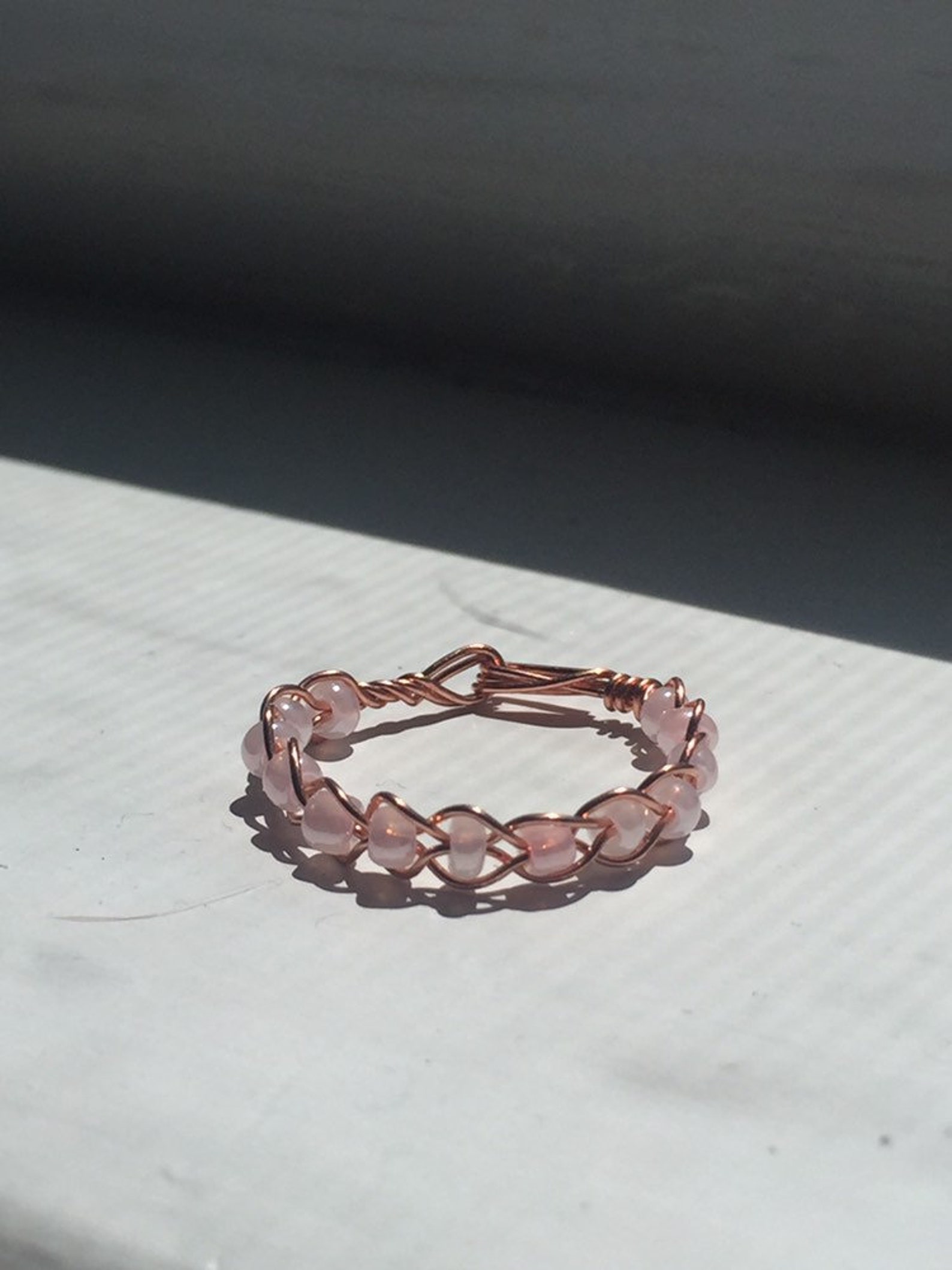 Dainty Braided Wire Ring Tarnish-Free Braided Ring Elegant | Etsy