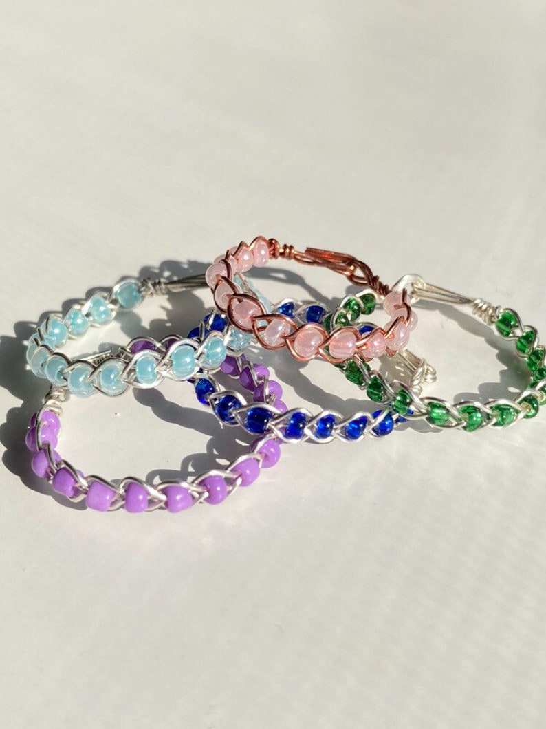 Dainty Braided Wire Ring Tarnish-free Braided Ring Elegant - Etsy