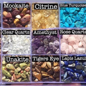 Crystal Hair Charms, Custom Gemstone Hair Accessories, Healing Crystal ...