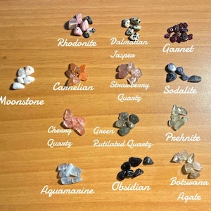 Crystal Hair Charms, Custom Gemstone Hair Accessories, Healing Crystal ...