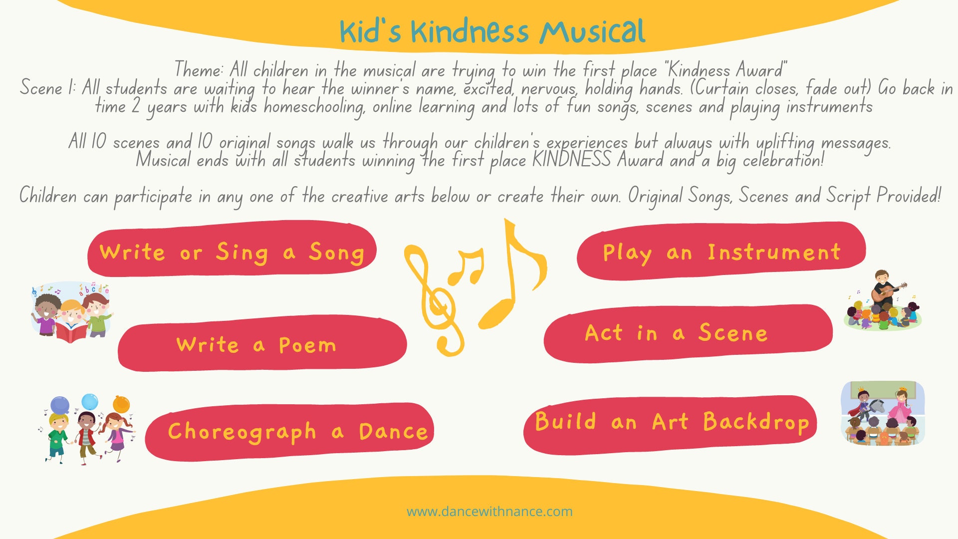Kid's Kindness Musical for Classroom Educators, Homeschool Families and ...