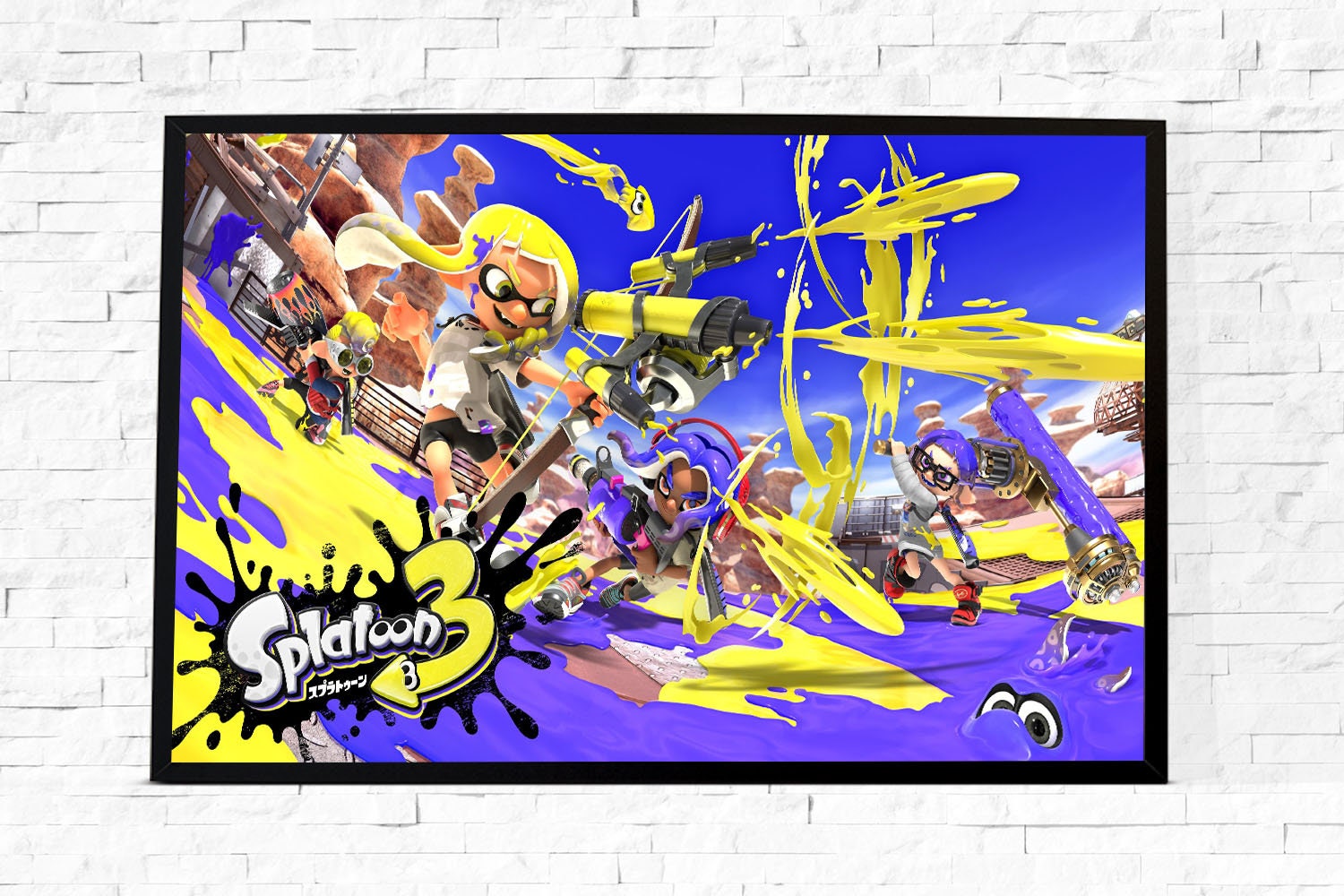 Splatoon 3 Gaming Poster Print 2022 Wall Art Geek Posters A6 - Etsy