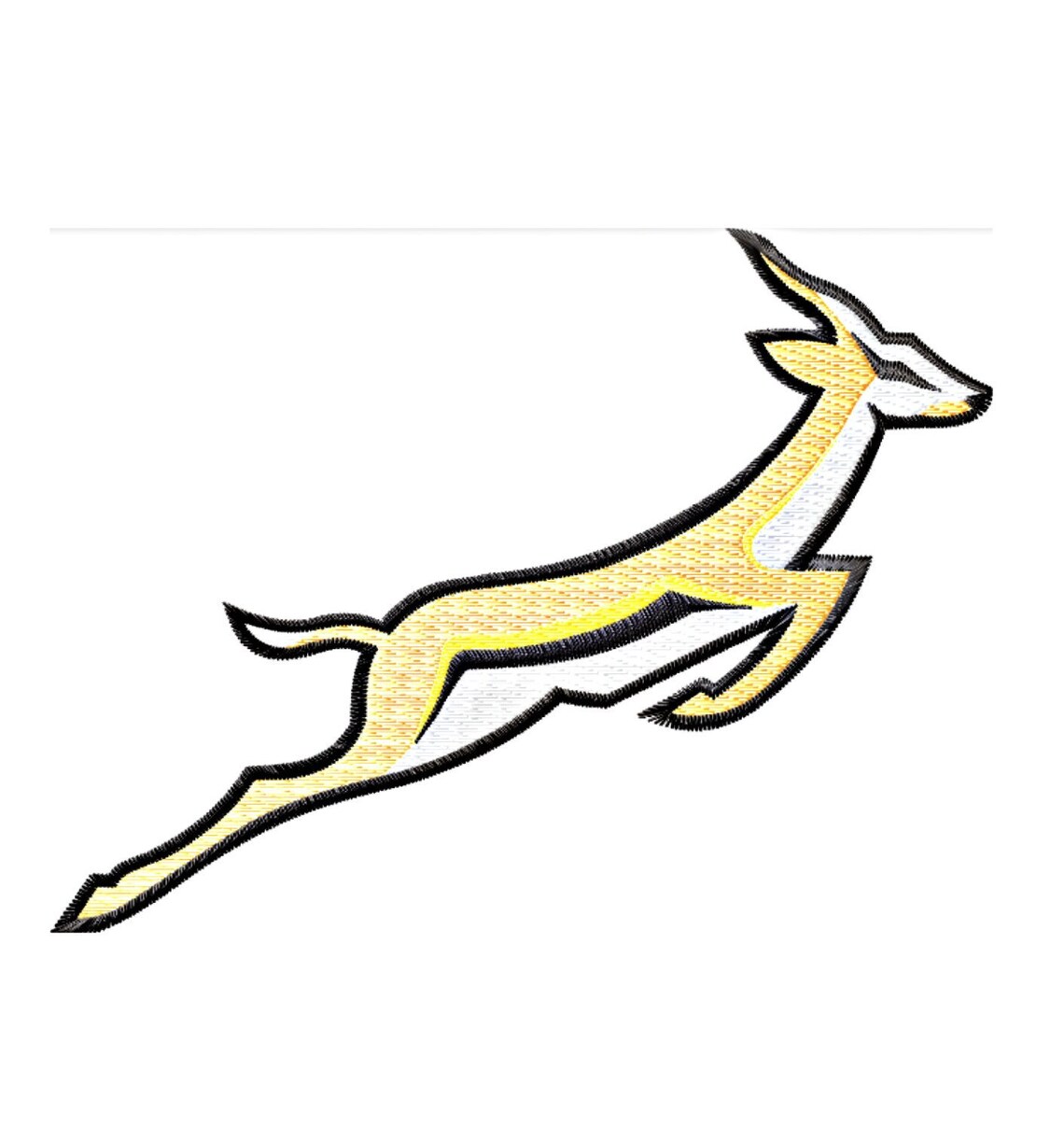 Springbok Embroidery Design File Multiple Sizes, South African Rugby ...