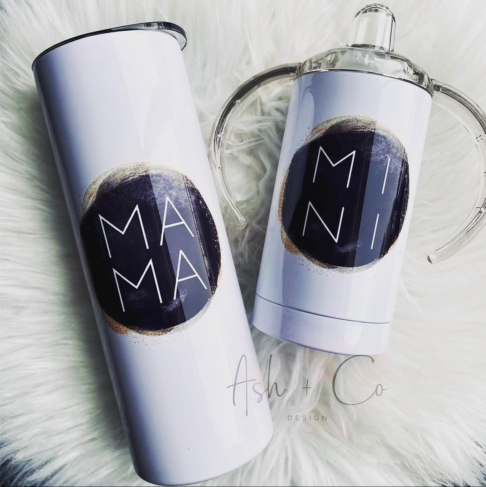 Mama And Mini Tumbler Set Tall Skinny Tumbler Mama Mini Etsy