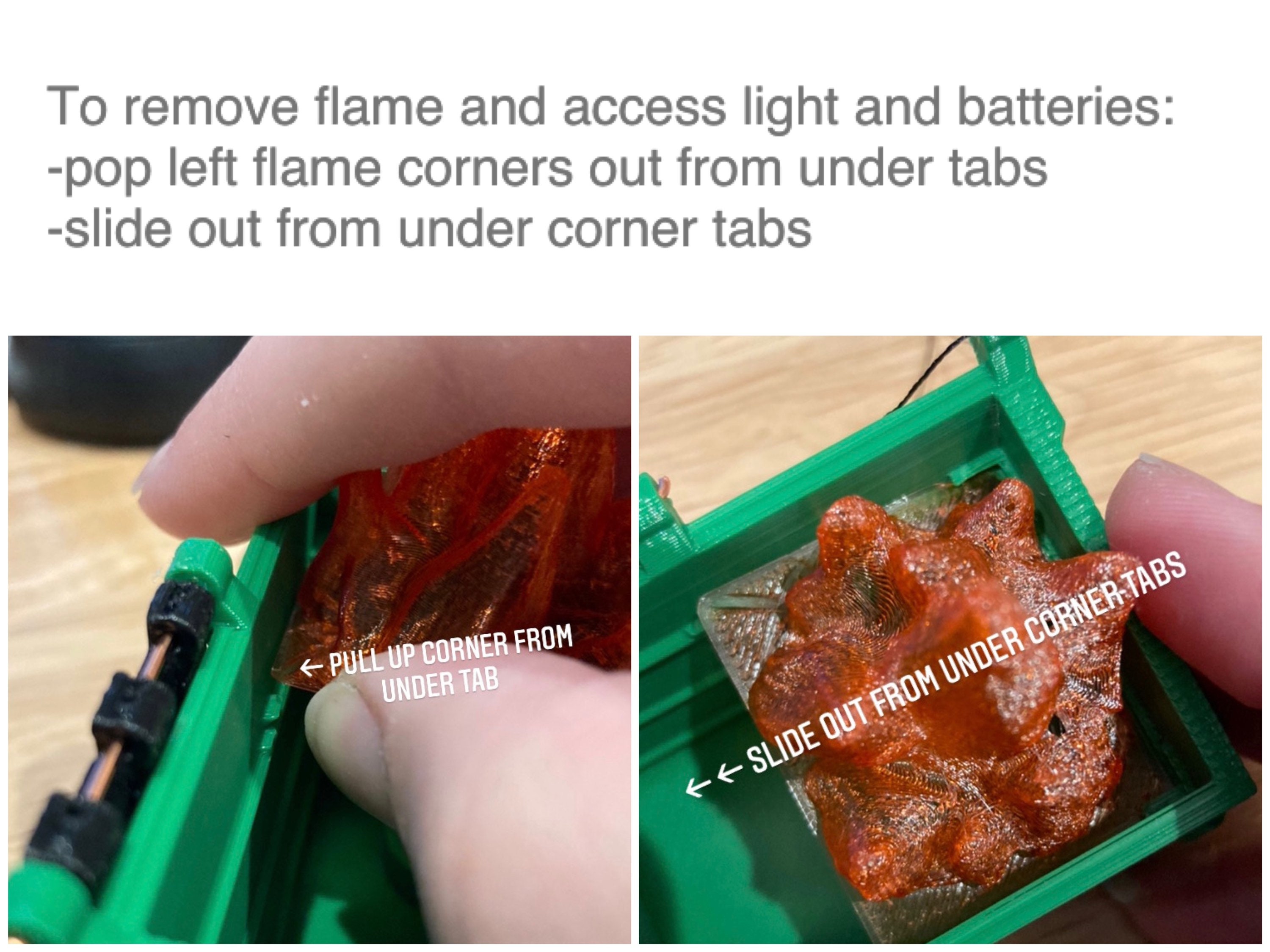 2020 Dumpster Fire Lit Ornament 3D Printed with LED Light | Etsy