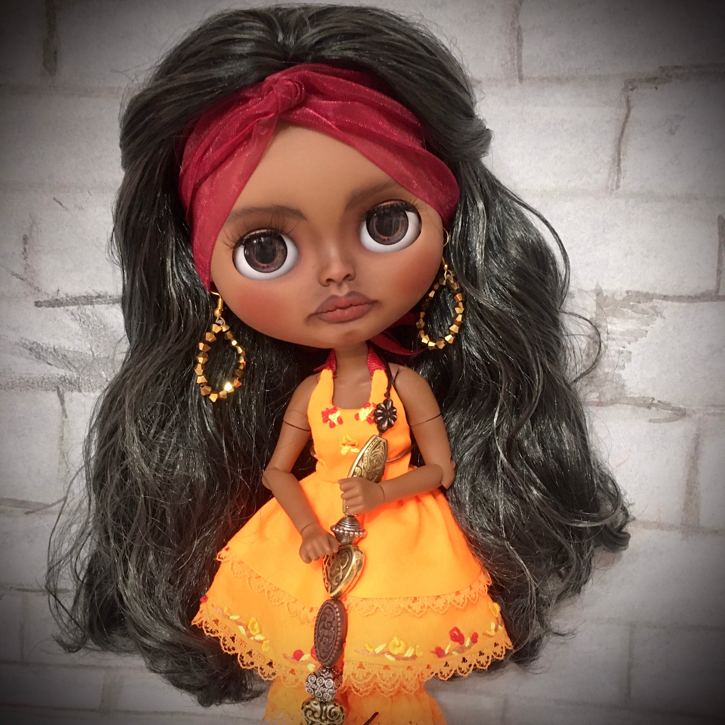 African American black girl blythe doll | Etsy