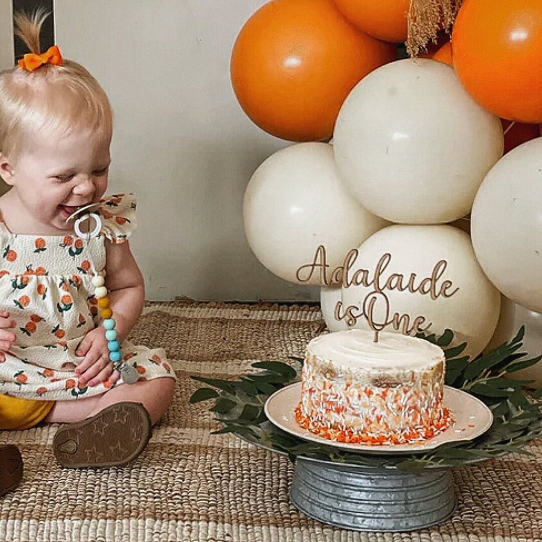 Personalized Birthday Cake Topper / One Cake Topper / First Birthday ...