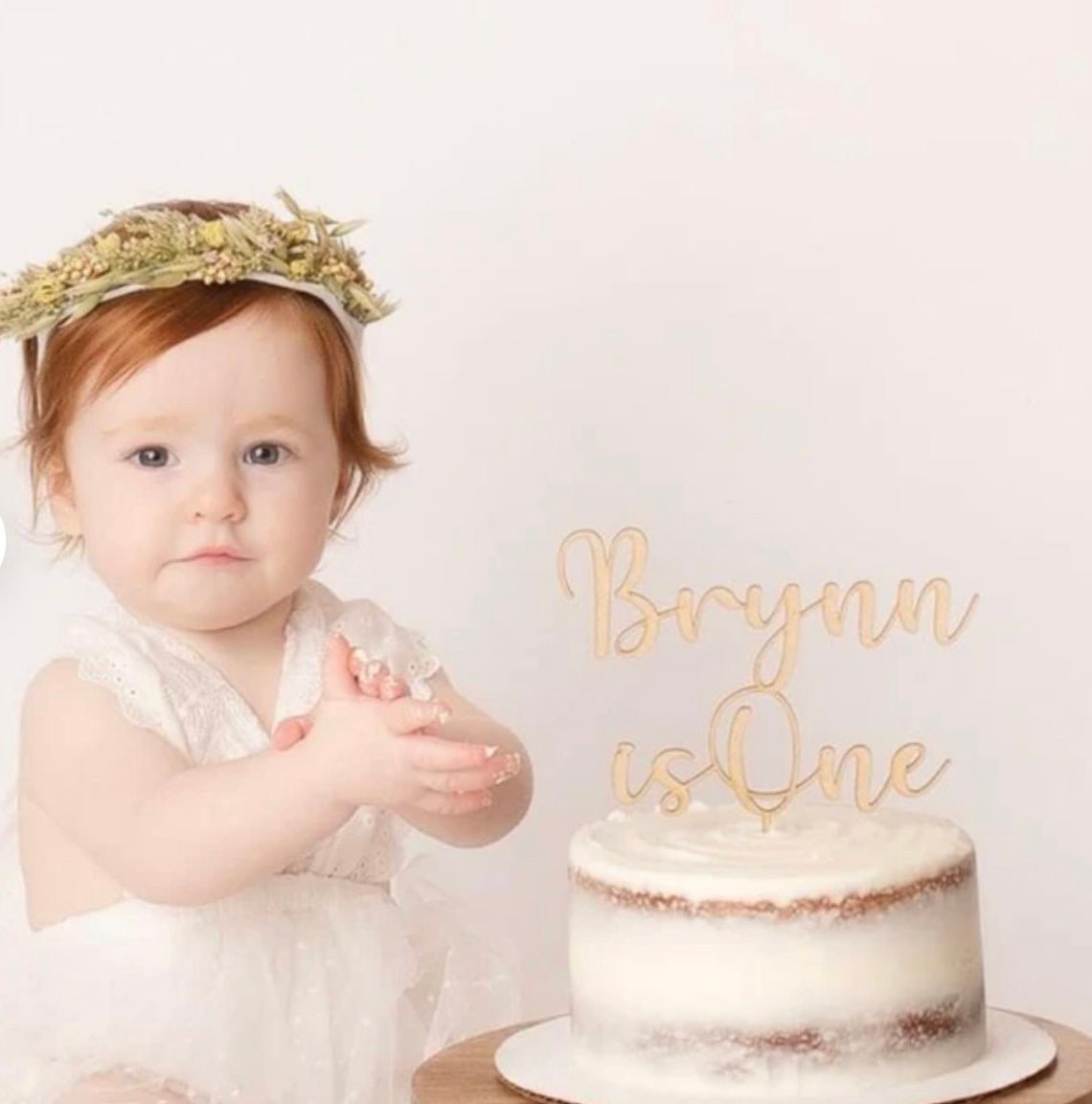 Personalized Birthday Cake Topper One Cake Topper First Etsy