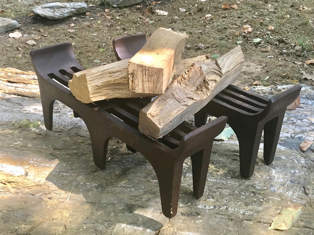 Cast Iron Log Cradles Log Rests Set of Two Number 770 18 Inch Retro ...