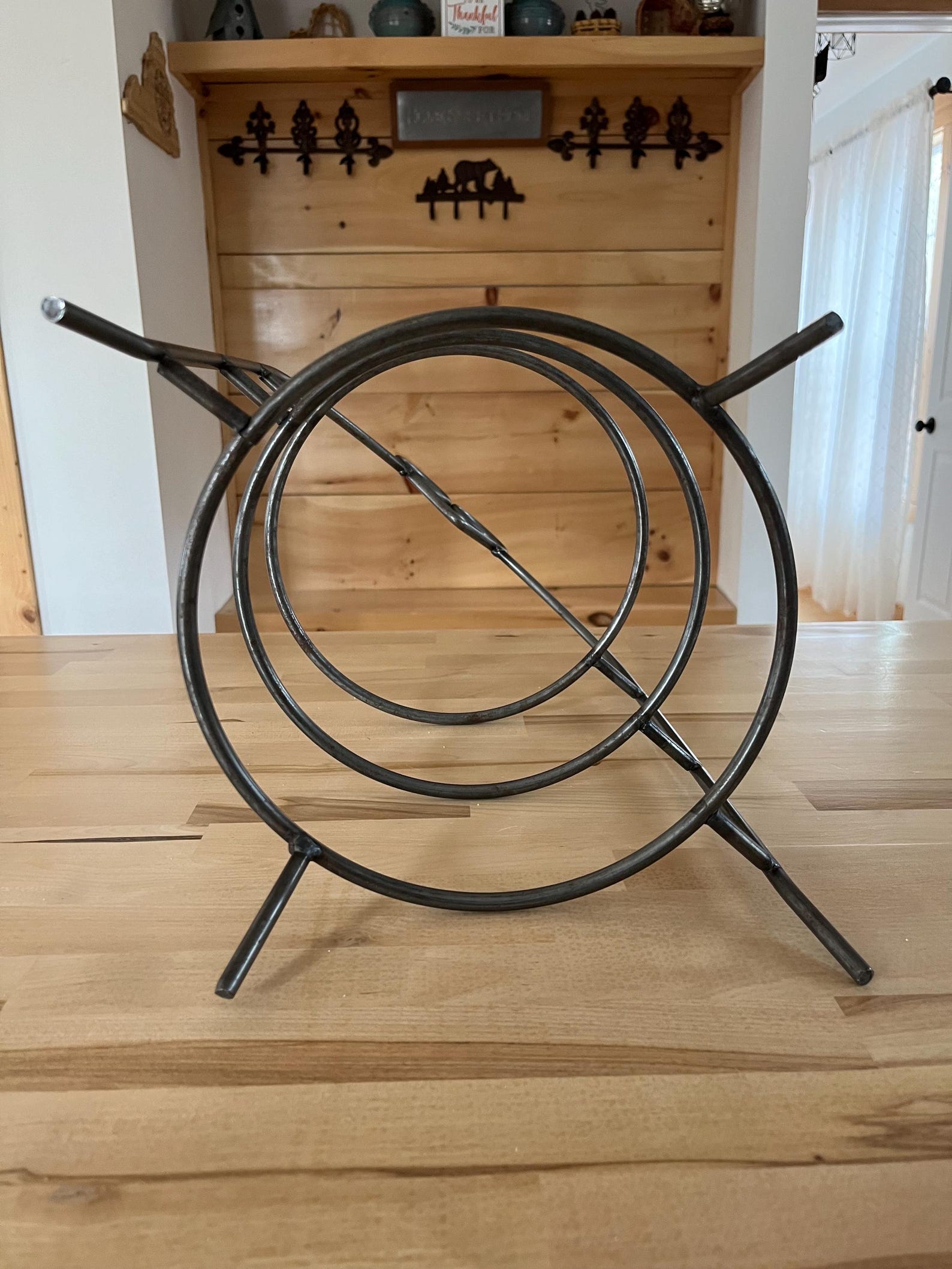 Vintage Three Tiered Metal Pie Rack Pie Cooling Stand Cupcake Display ...