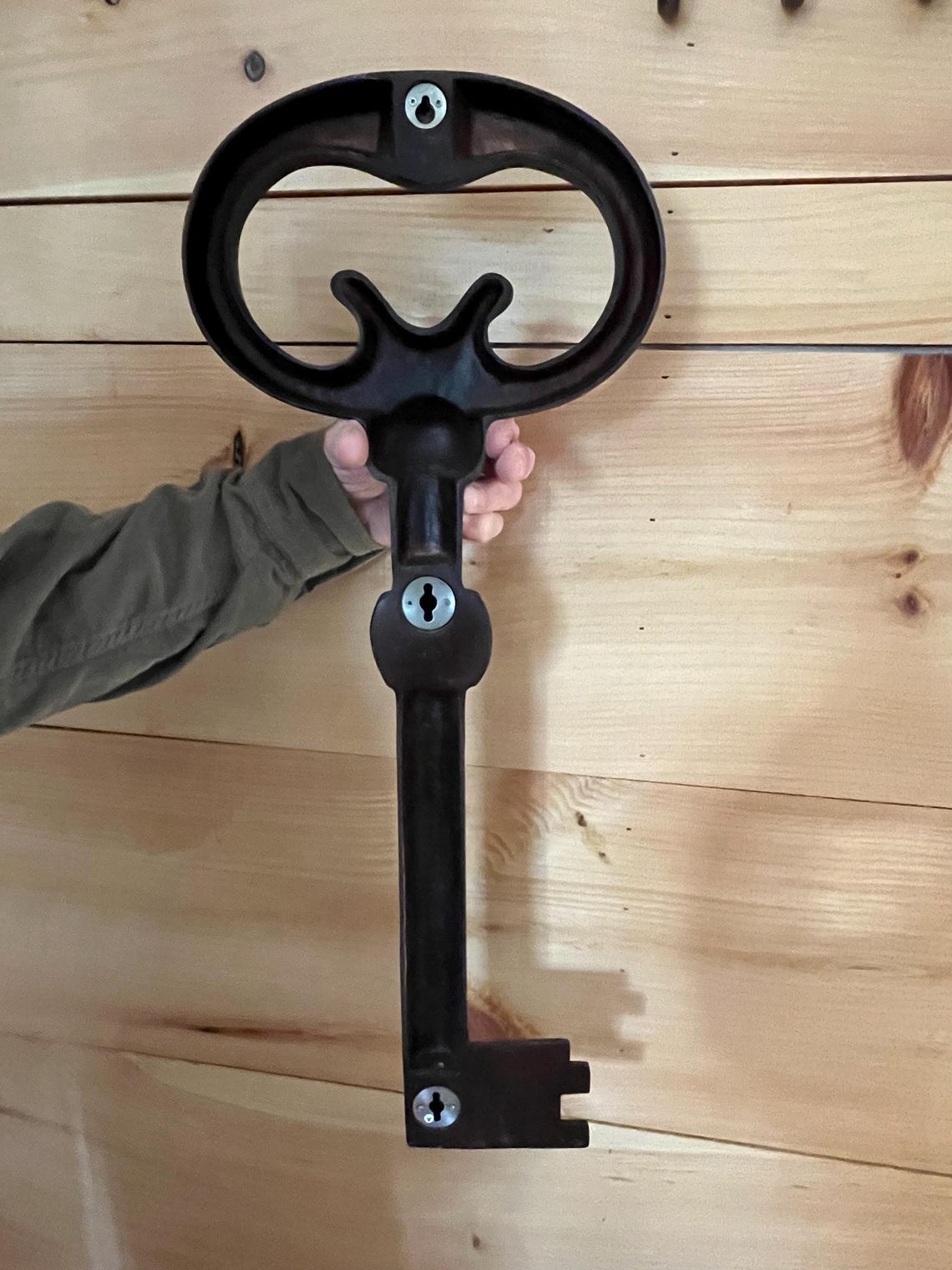 Vintage Large Metal Keys Set of Two Retro Wall Hanging Decor Farmhouse ...