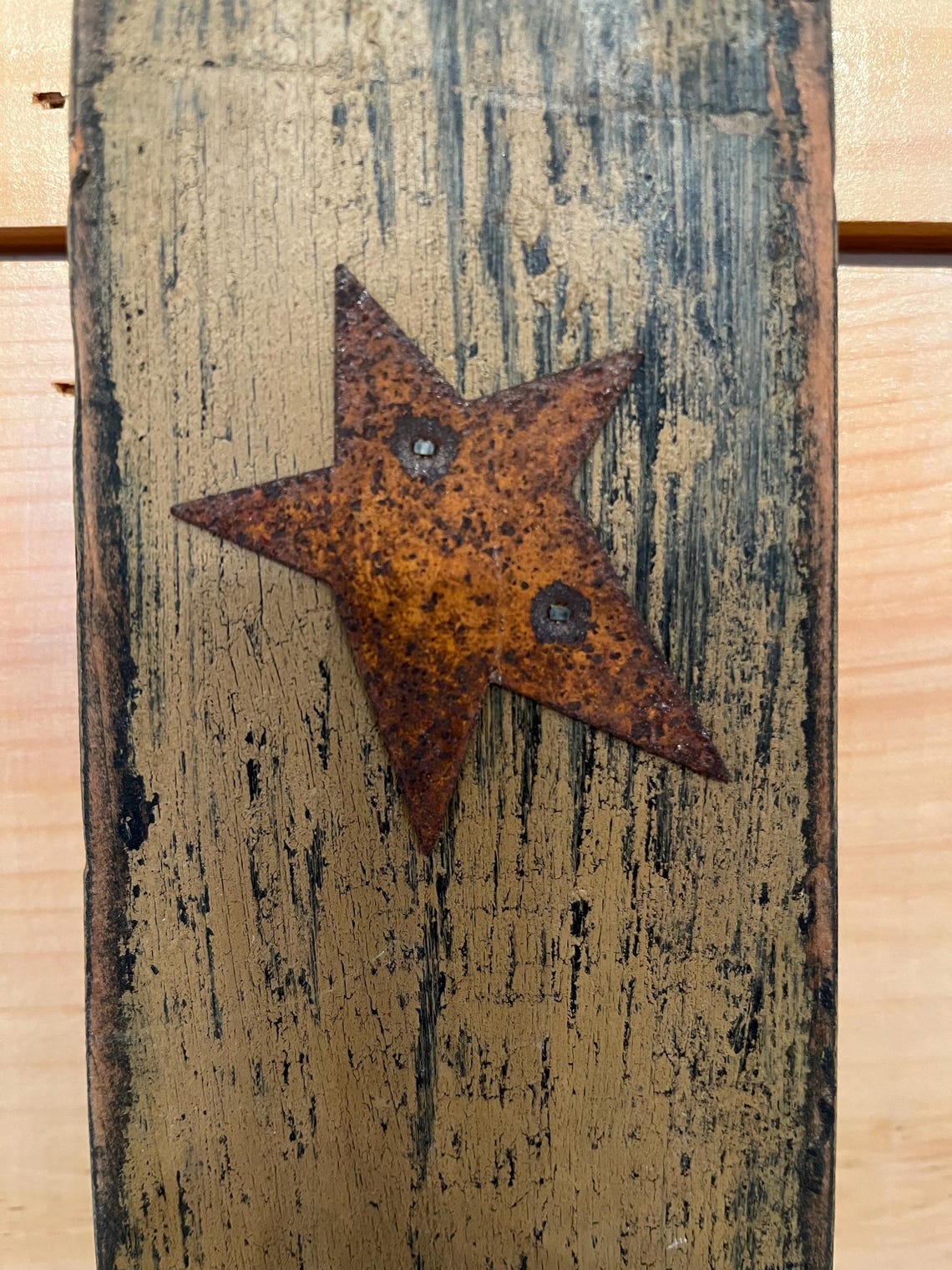 Vintage Primitive Wood Sconce Farmhouse Style Candle Holder Rustic Wall ...