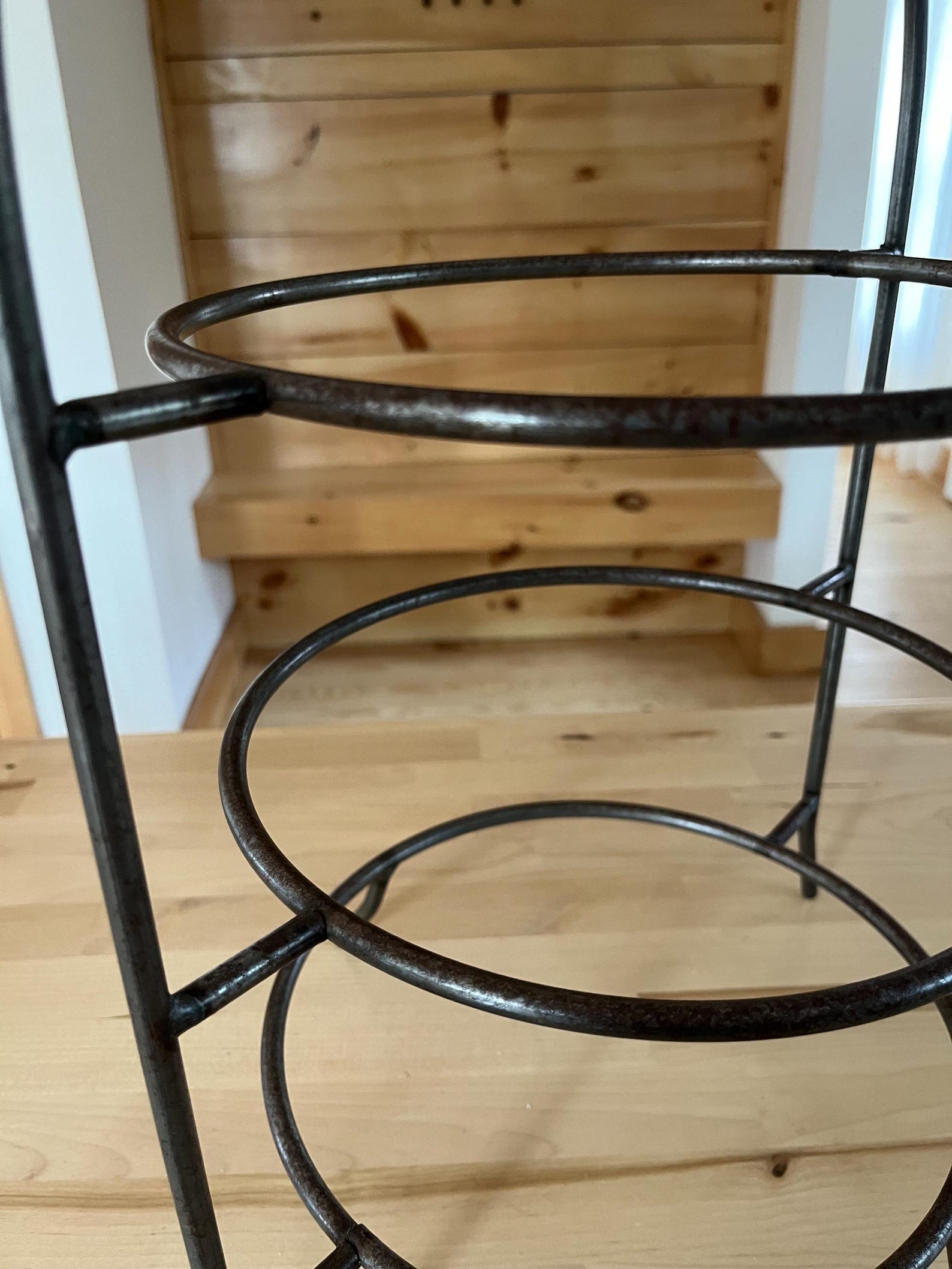 Vintage Three Tiered Metal Pie Rack Pie Cooling Stand Cupcake Display ...