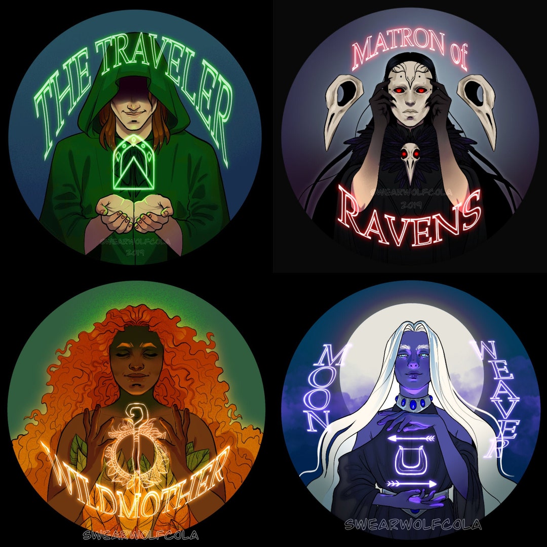 Crit Role Deity Pin Set 1 - Etsy