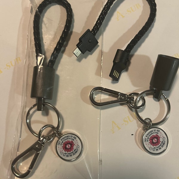iPhone Charger Keychain - Etsy