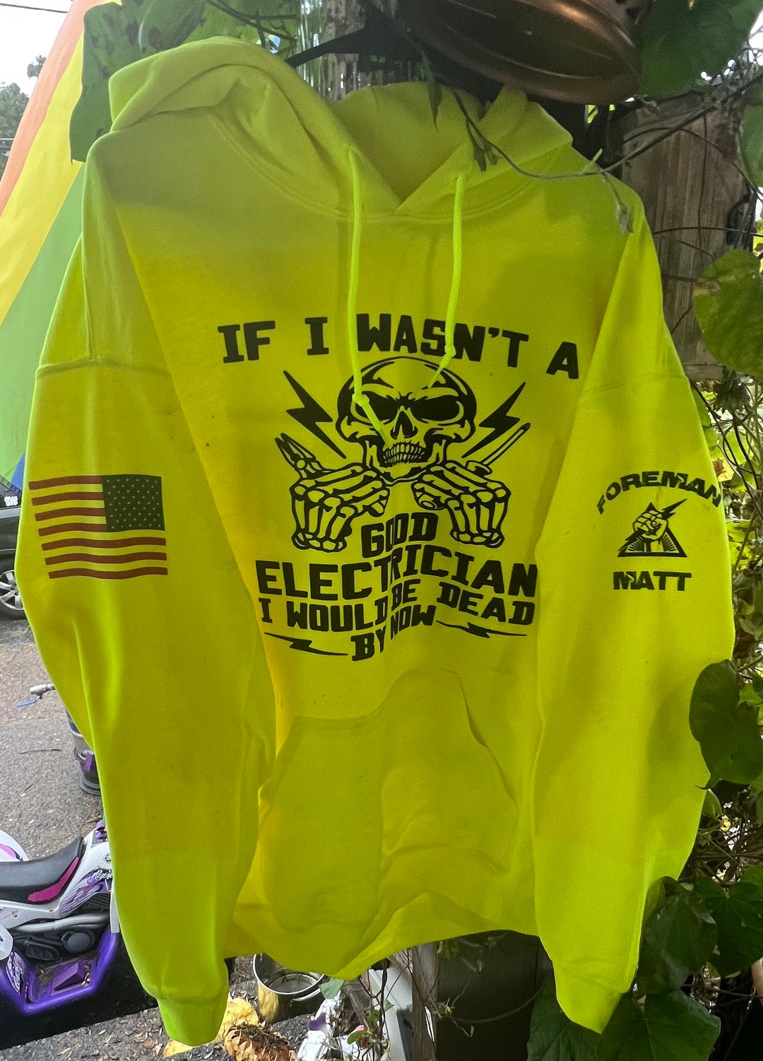 Electrician Hoodie - Etsy