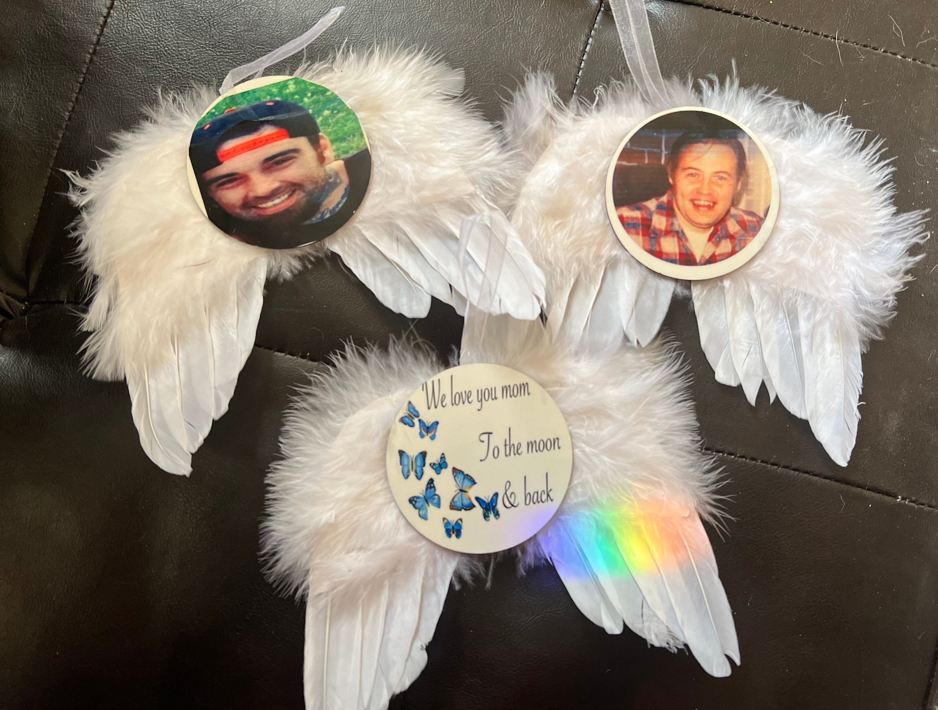 Custom Angel Wing’s Ornament - Etsy